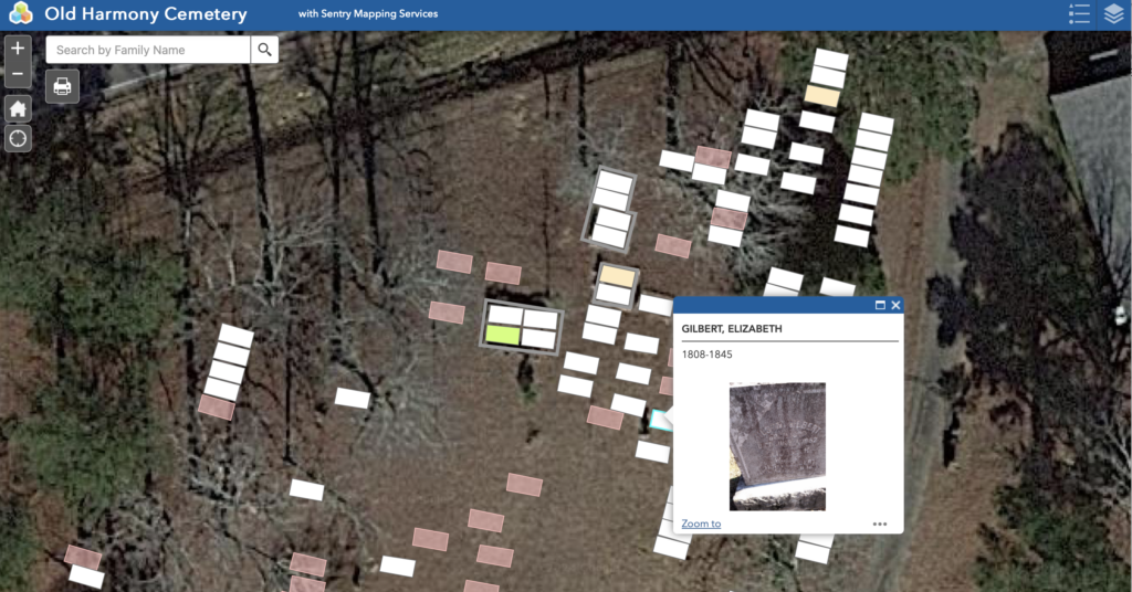 Web Maps for Cemeteries - Sentry Mapping