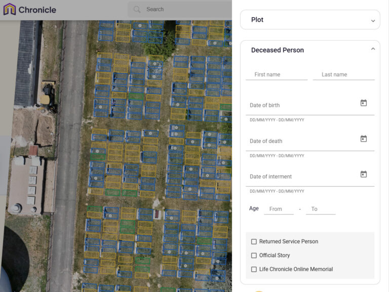 Web Maps for Cemeteries - Sentry Mapping